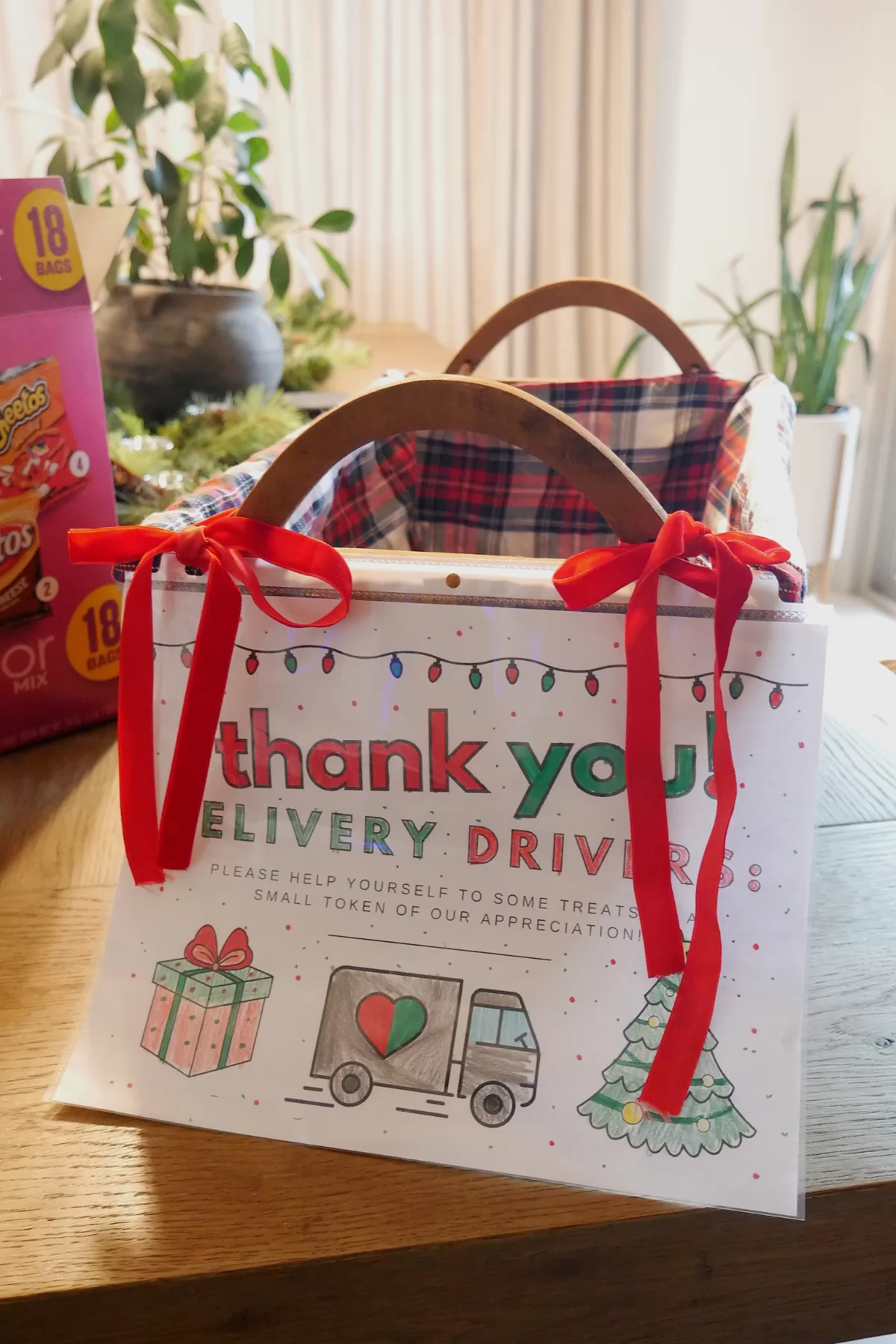 3 Easy Steps To Make A Delivery Driver Snack Basket - Become That Mom